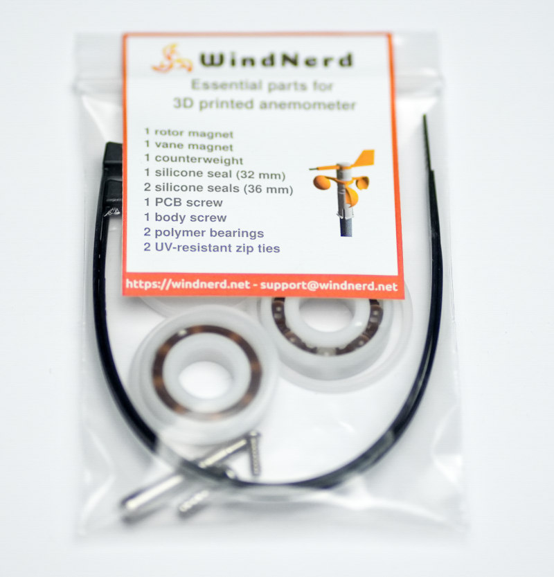 WindNerd - 3D Printed Anemometer Kits